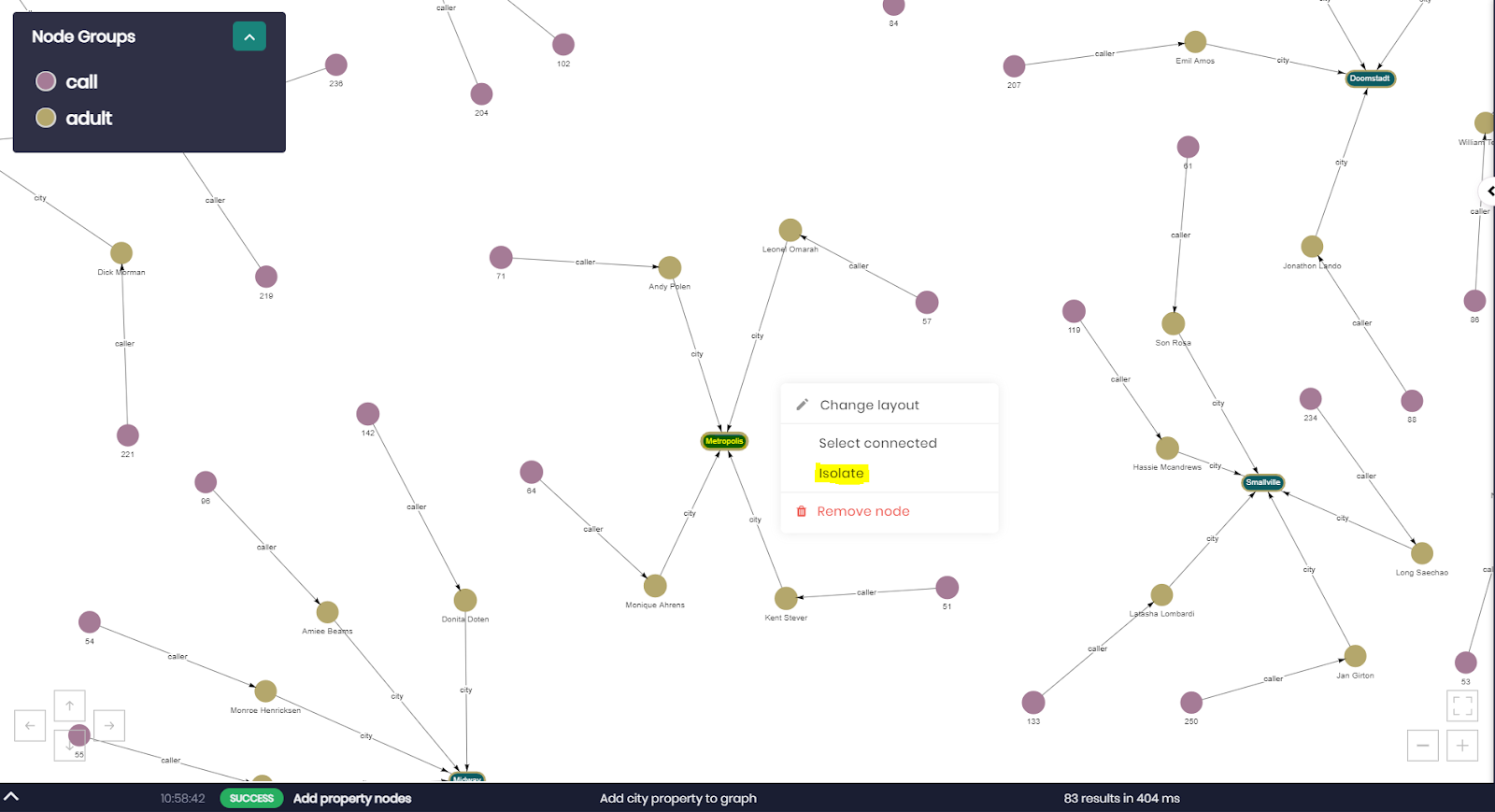 Click on Yes to confirm the isolation.